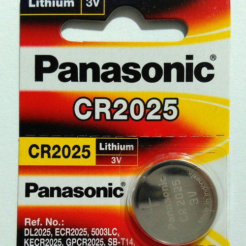 Jual Baterai CR2025 Panasonic Original Battery CR-2025/5BE Lithium 3V ...