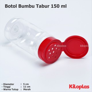 Jual Botol Lada 150 ml / Botol Merica / Botol Bumbu Tabur - Botol ...