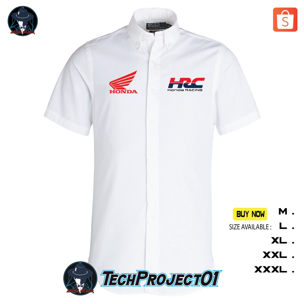Jual New Kemeja HRC New Logo Honda Racing Pria Wanita Best Quality ...