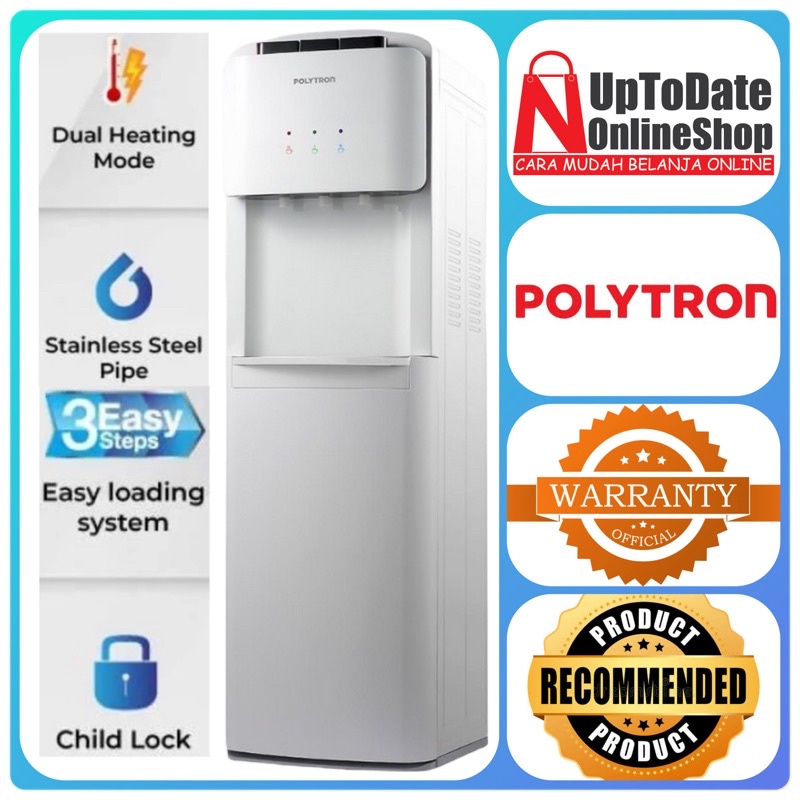 Jual DISPENSER GALON BAWAH POLYTRON PWC-600 PWC600 FAST HEATING MODE ...