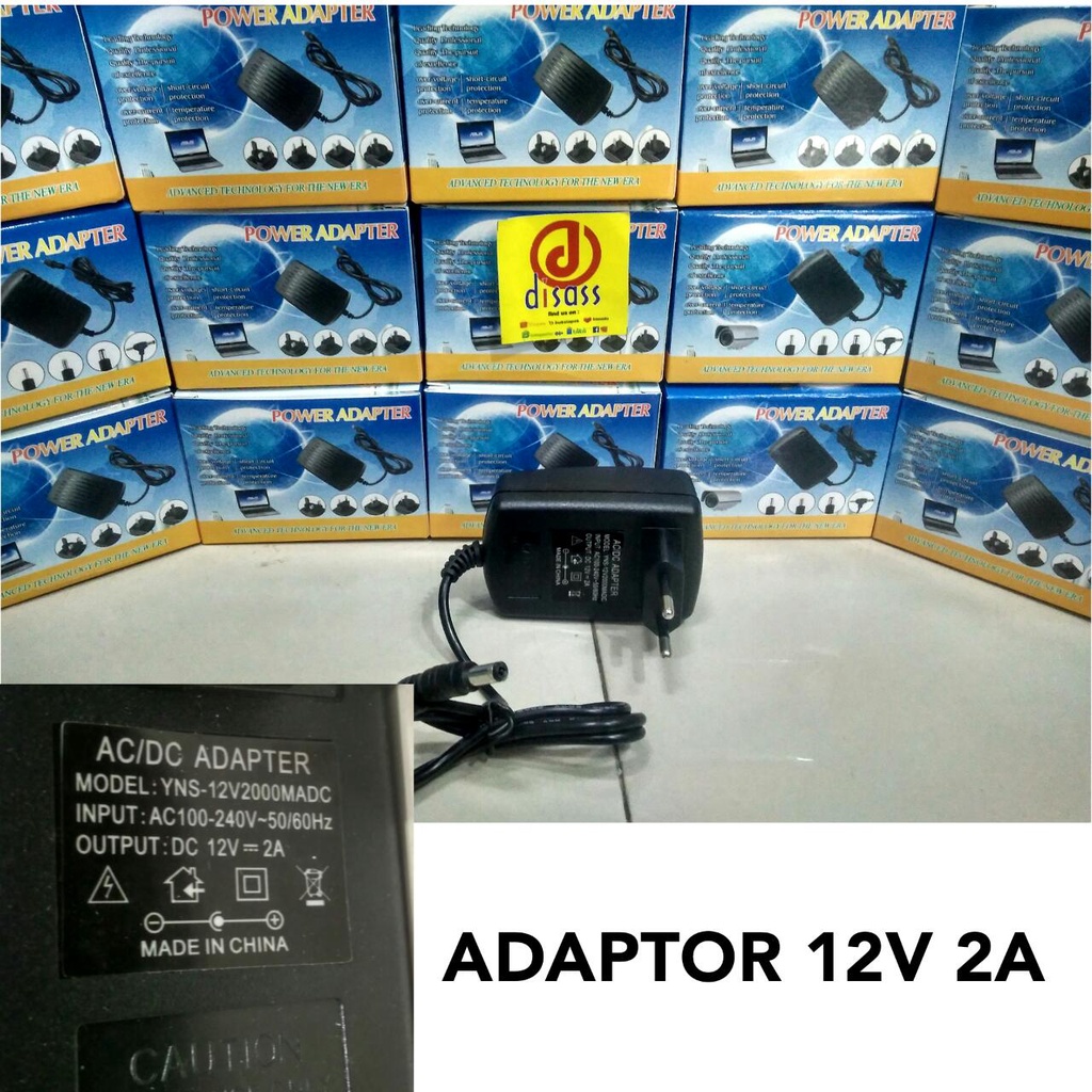 Jual ADAPTOR 12V 2A UNIVERSAL ADAPTER - DISASS JOGJA | Shopee Indonesia