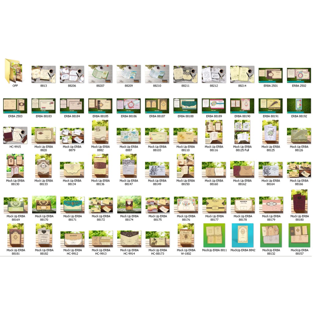 Jual Settingan Blangko Undangan ERBA Terbaru Format Cdr Indonesia ...