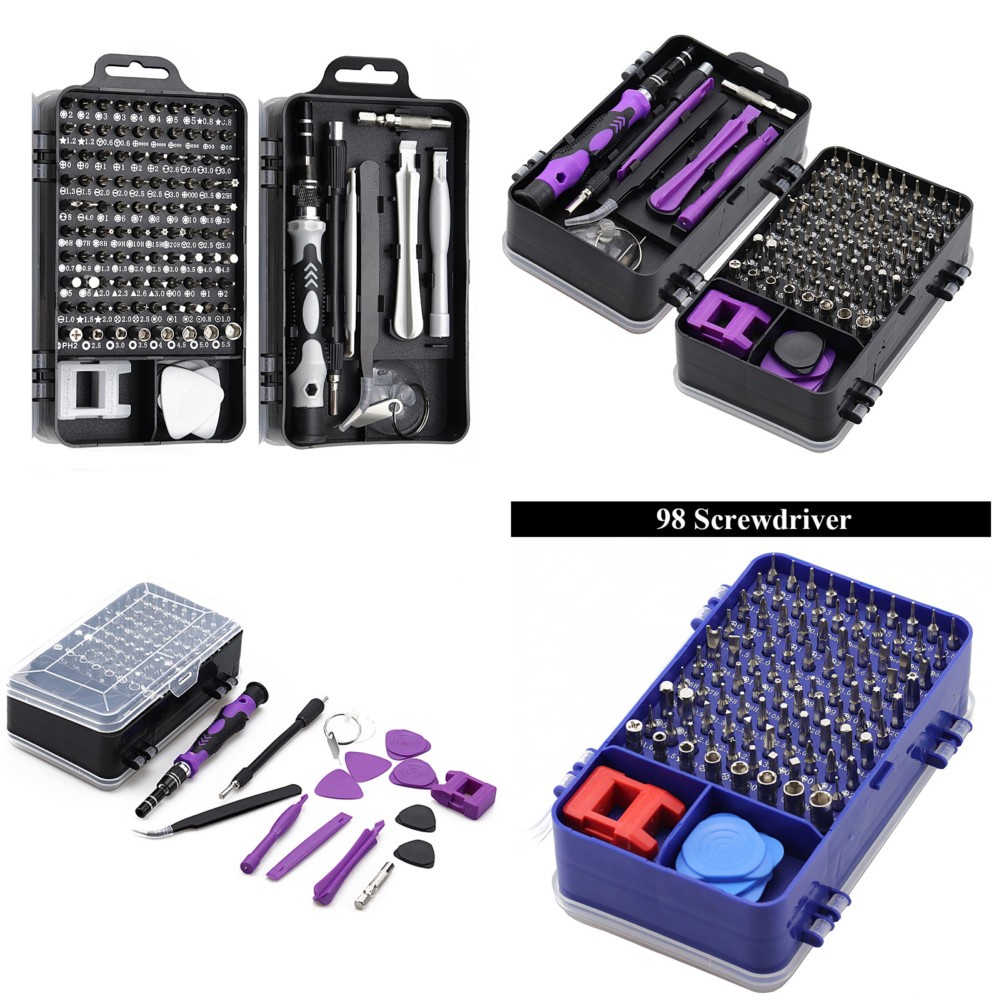 Jual TOOL KIT SET OBENG SERVICE SERVIS HP ELEKTRONIK LAPTOP KAMERA CAMERA TAB TABLET 115 in 1 ...