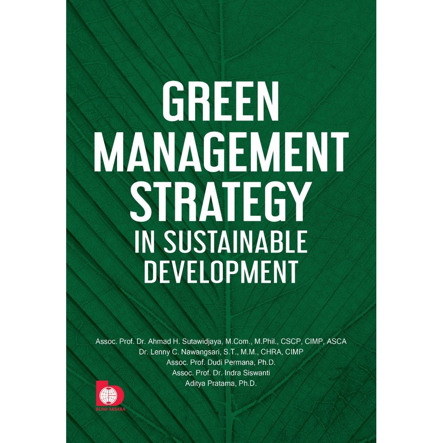 Jual Green Management Strategy in Sustainable Development | Shopee ...