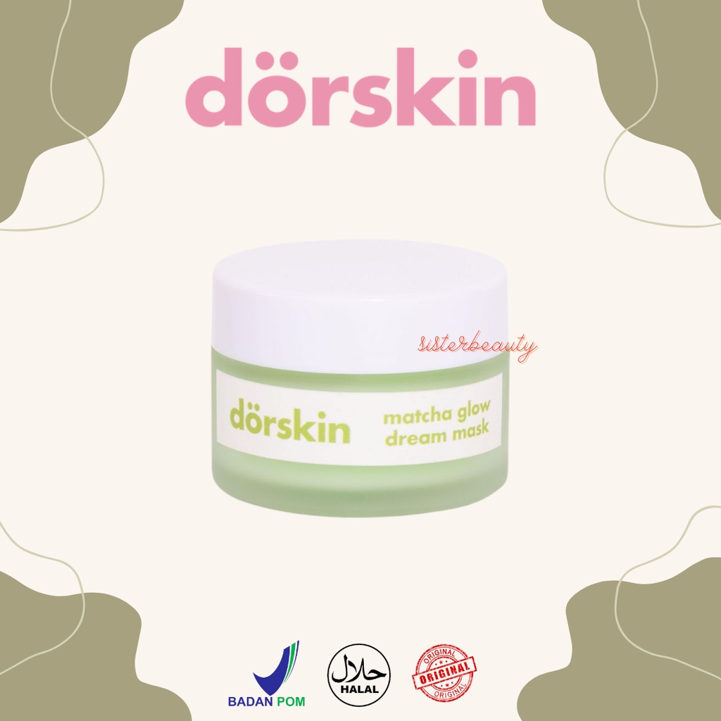 Jual SisterBeauty - Dorskin Matcha Glow Dream Sleeping Mask Indonesia ...
