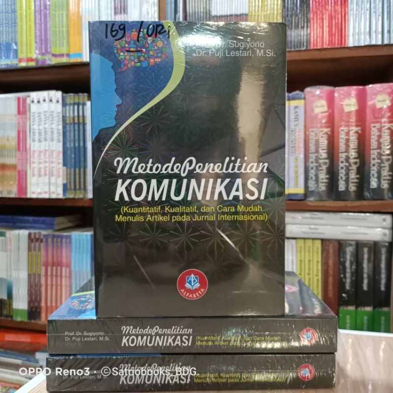 Jual ORIGINAL - METODE PENELITIAN KOMUNIKASI. PROF. DR. SUGIYONO ...