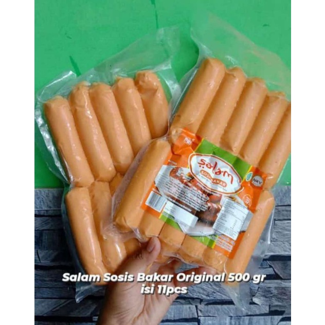 Jual Salam Sosis Bakar mini 500 gram - amira frozen food | Shopee Indonesia