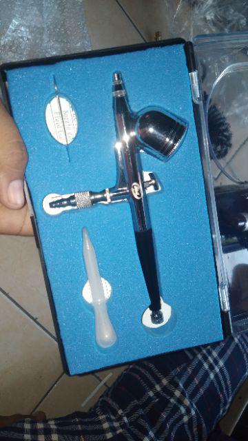 Kompresor Mini Compressor Complete Set With Air Brush H&L | Shopee ...