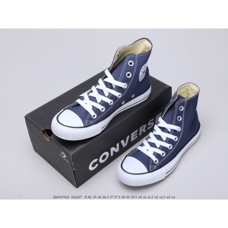 Jual Converse Chuck Taylor All star Classic Navy Blue White High Bnib ...