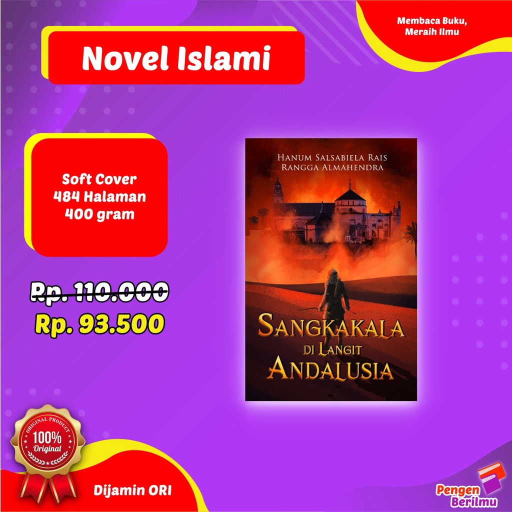 Jual Novel Sangkakala di Langit Andalusia | 100% Buku Original | Novel ...