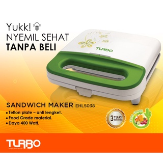 Jual TURBO Sandwich Toaster EHL5038 | Shopee Indonesia