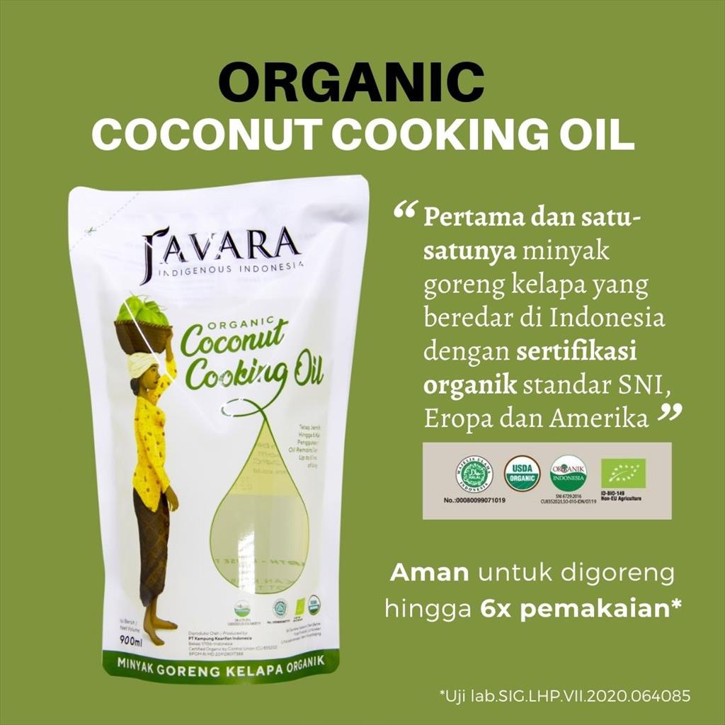Jual Javara - Coconut Cooking Oil 1800 ml Minyak Goreng Kelapa Organik ...