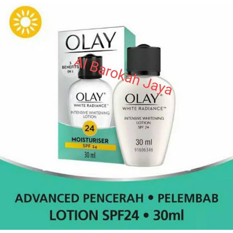 Jual Olay White Radiance Intensive Whitening Lotion SPF24 30ml | Shopee ...