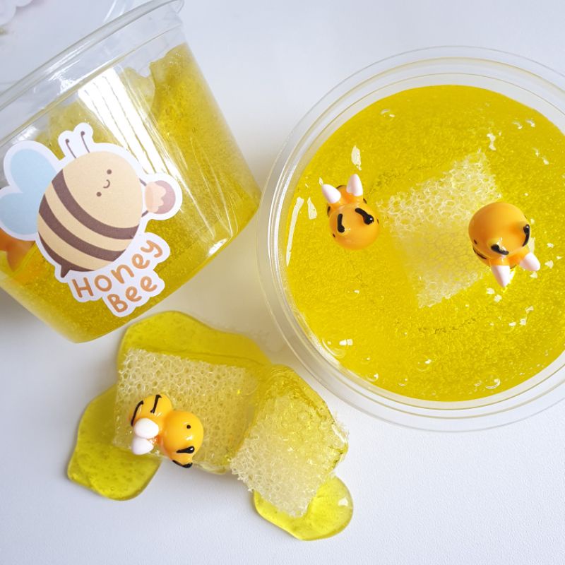 Jual Honey bee slime / clear slime | Shopee Indonesia