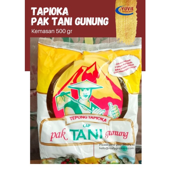 Jual Tapioka Pak Tani Gunung 500 gr | Shopee Indonesia