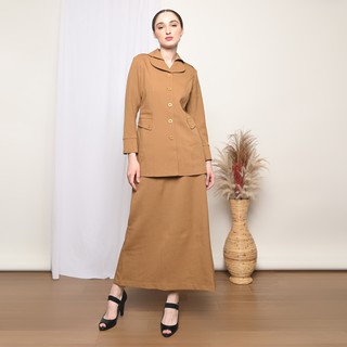 Jual B&V Blazer PNS ASN Seragam PNS Pemda Baju Dinas Khaki Tua Setelan Jas PDH Wanita - 7010 ...