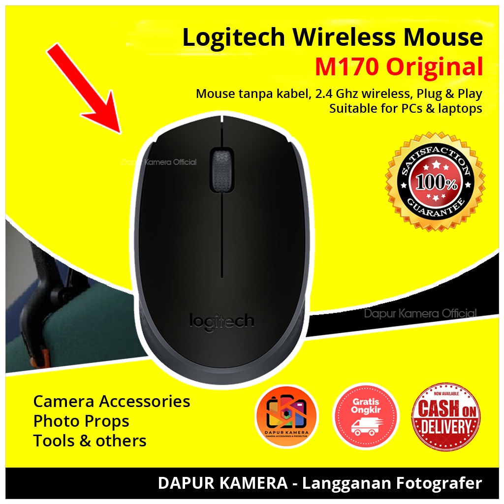 Jual Mouse Blutooth Logitech Wireless USB Original Untuk Komputer ...
