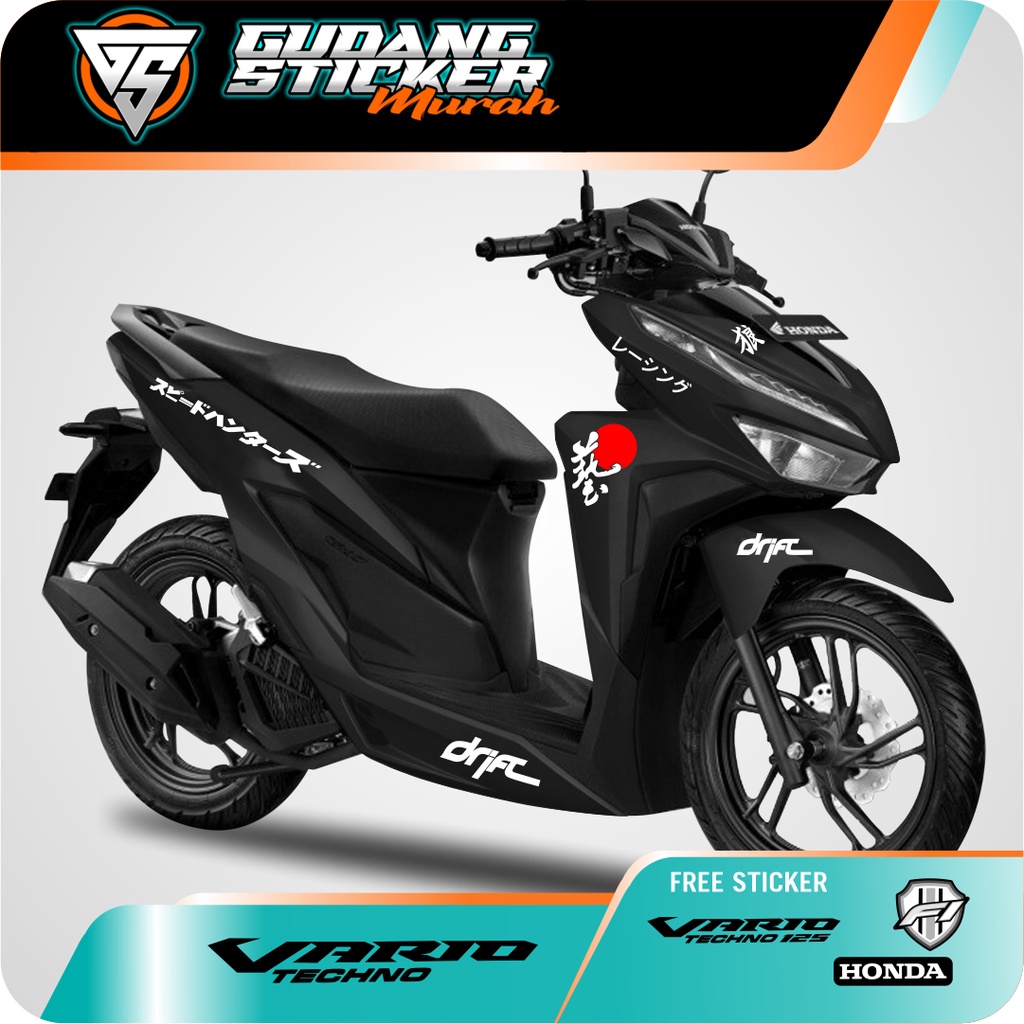 Jual STRIPING CUTTING HONDA VARIO 125 TULISAN JEPANG EDISI JDM STYLE ...