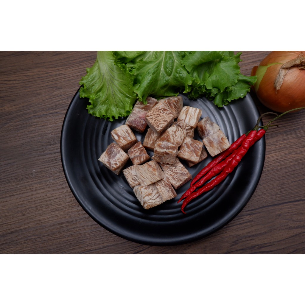 Jual Saikoro Beef Wagyu Meltik Cubes Steak 2cm2cm pack 200gr | Shopee ...