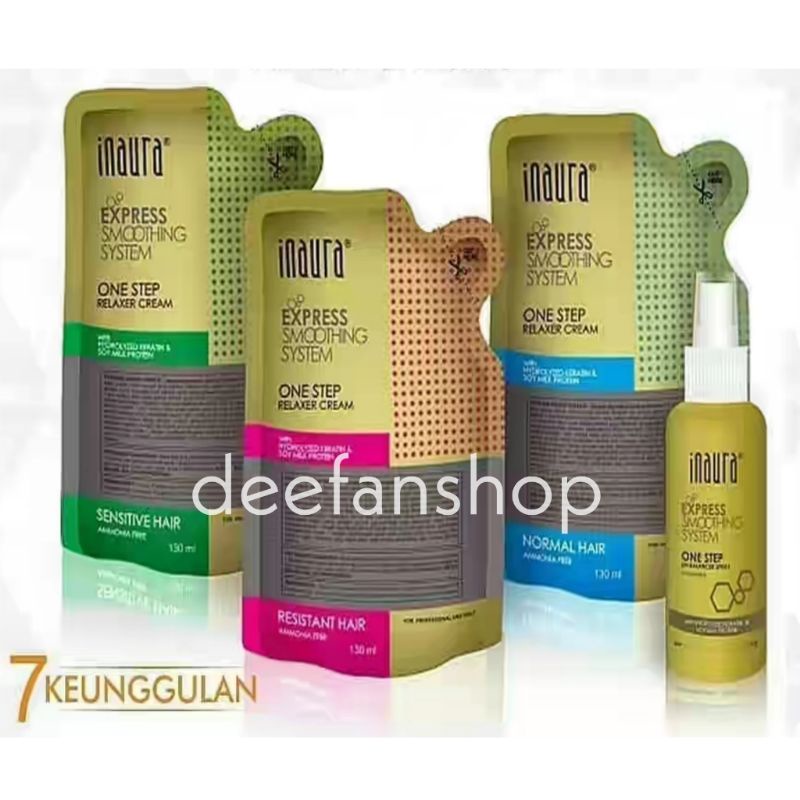 Jual INAURA ONE STEP SMOOTHING SYSTEM 130ML Indonesia|Shopee Indonesia