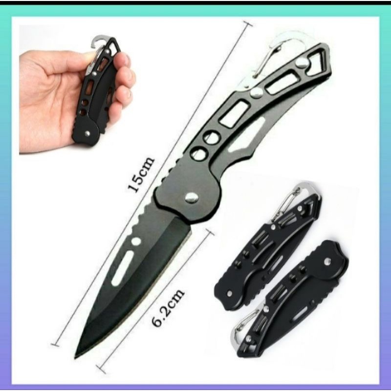 Jual PISAU LIPAT SURVIVAL - PISAU MULTIFUNGSI - PISAU MINI - PISAU SAKU ...