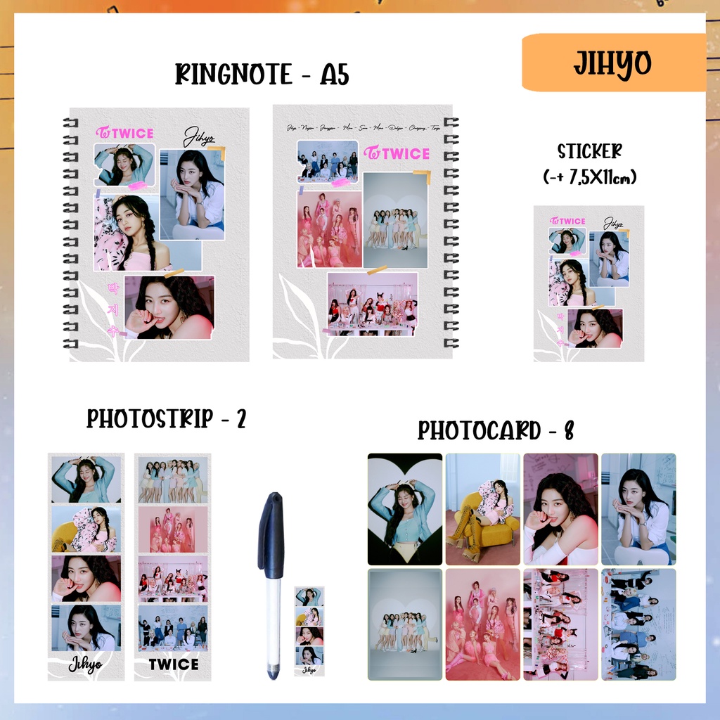 Jual NEW - CUSTOM BUKU/NOTEBOOK GIRLS KPOP - TWICE - JIHYO - NAYEON ...