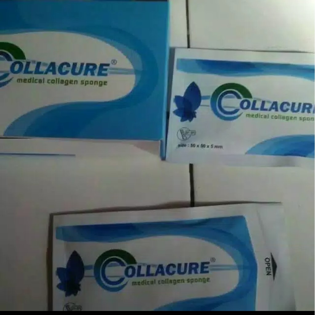 Jual Collacure ukuran kecil medical collagen sponge 500 x 50 x 5 mm ...