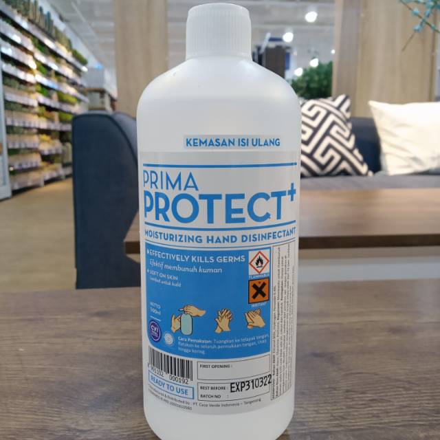 Jual Prima Protect + Moisturizing Hand Disinfectan Sanitizer Standar ...