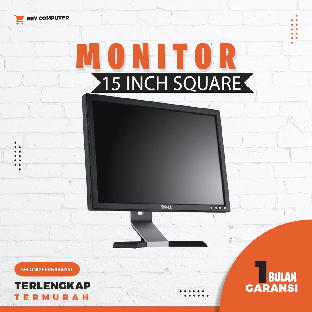 Jual Monitor LCD/LED 15 Inch Square second bergaransi | Shopee Indonesia