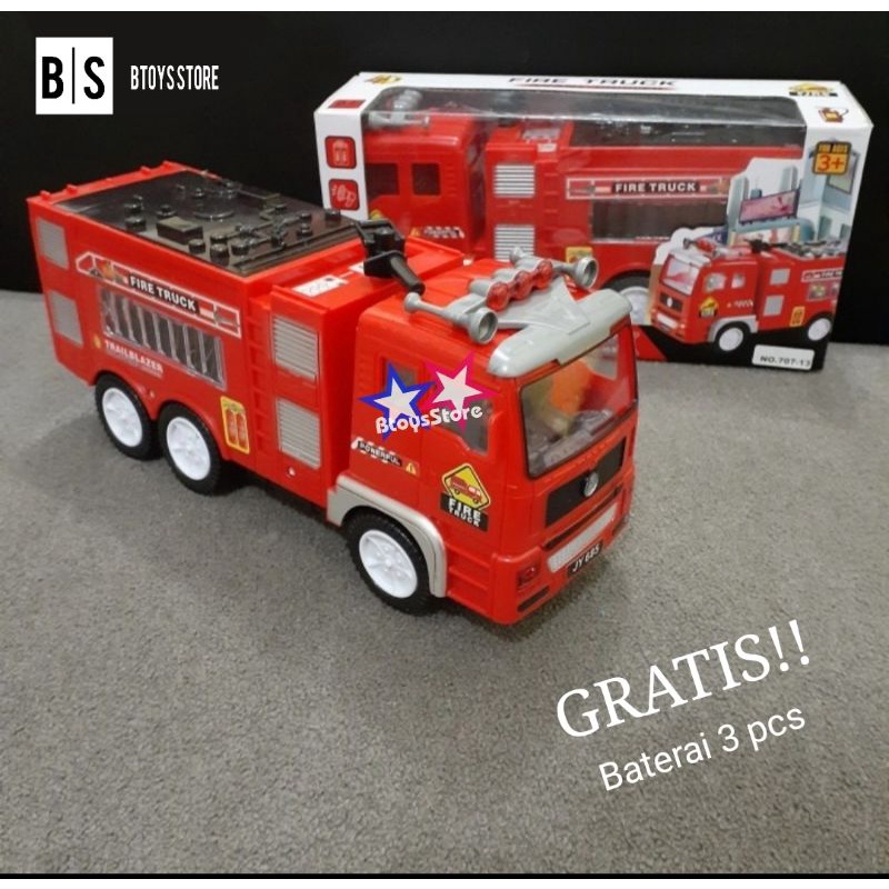 Jual Mainan Mobil Pemadam Kebakaran Bump and Go | Shopee Indonesia