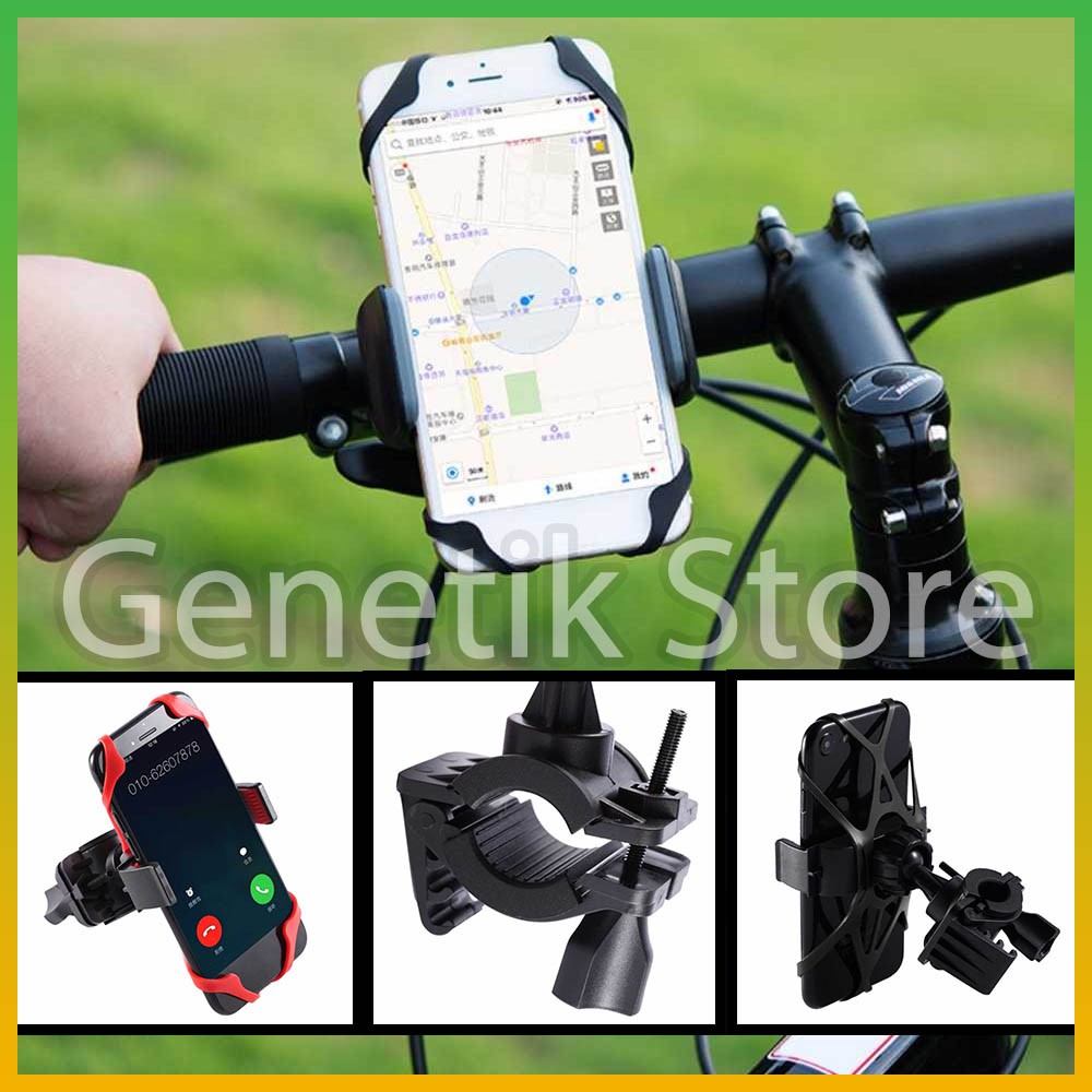 Jual phone holder sepeda Universal Rack Bicycle | Shopee Indonesia