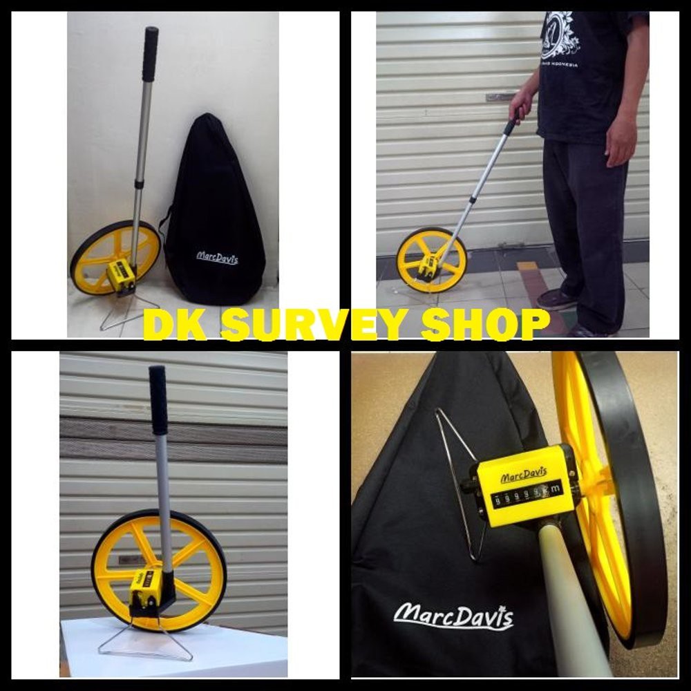 Jual Meteran Dorong / Meteran Roda / Roda Jalan / Measuring Wheel ...