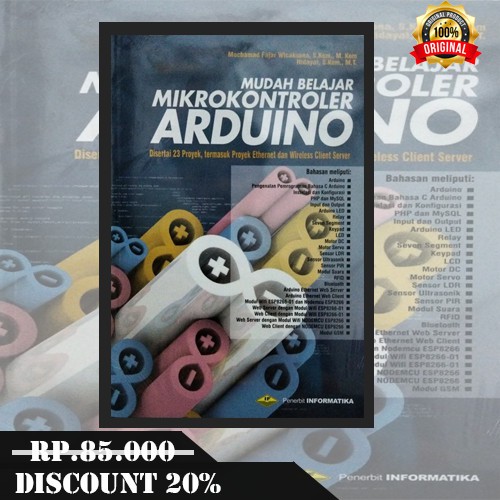 Jual TERMURAH 100% ORIGINAL BUKU MUDAH BELAJAR MIKROKONTROLER ARDUINO ...
