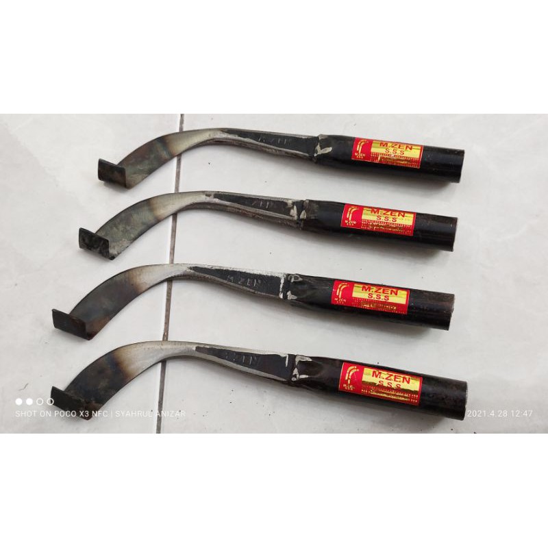 Jual 4 BUAH PISAU SADAP KARET ATAU PISAU DERES BESI BAJA PER DENGAN ...