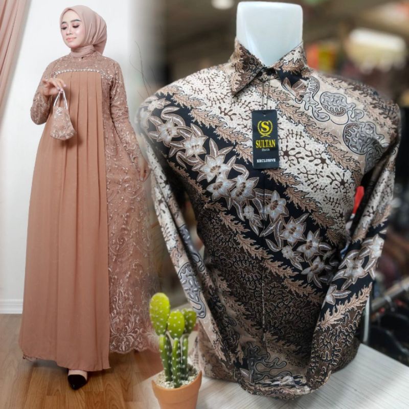 Jual COUPLE GAMIS TASYA+PAYET//COUPLE GAMIS TULLE MUTIARA MIX CERUTY ...