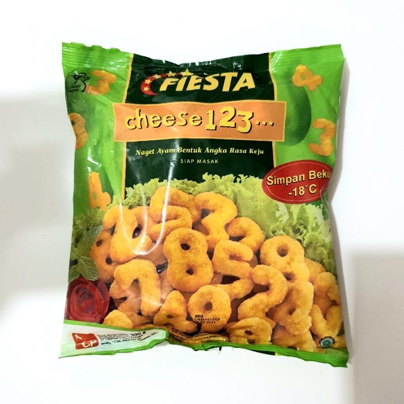 Jual Fiesta Cheese 123 Nugget Ayam Bentuk Angka Rasa Keju 500g | Shopee ...