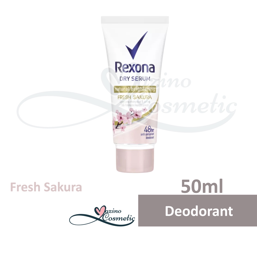 Jual Rexona Women Deodorant Dry Serum Fresh Sakura 50ml | Shopee Indonesia
