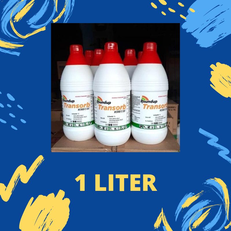 Jual Roundup Transorb 1 Liter Herbisida Obat Pembasmi Rumput Tanaman ...