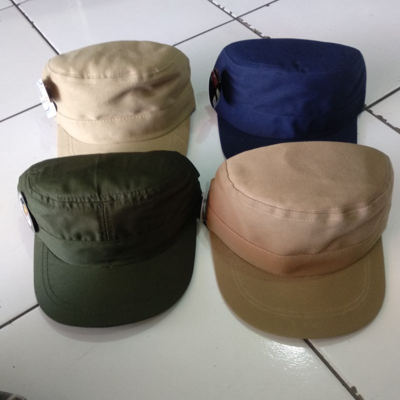 Jual Topi Komando Polos Twil (Minimal Beli 3 Pcs) | Shopee Indonesia