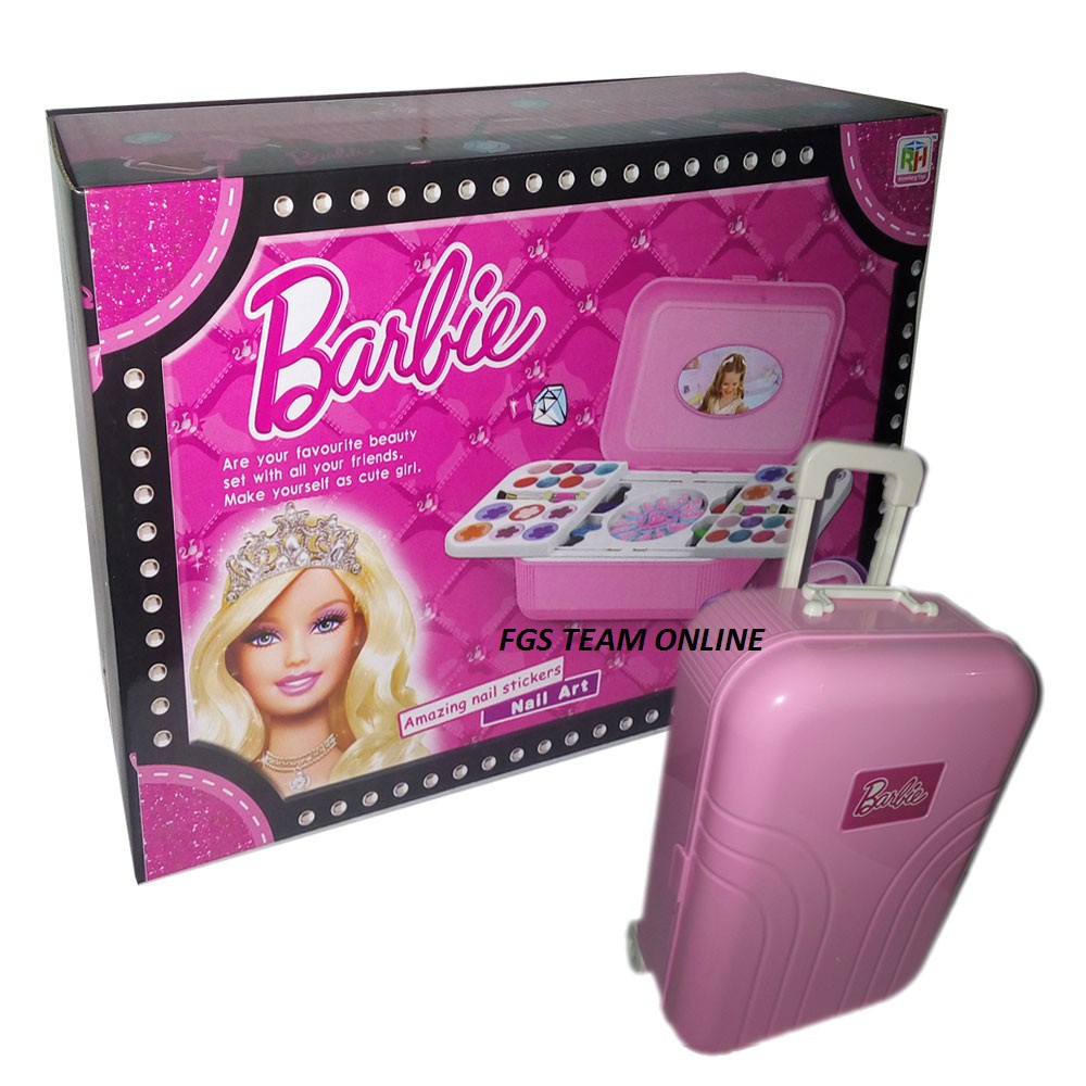Jual MAINAN ANAK BARBIE FASHION AND NAIL ART KOPER MAINAN MAKE UP ...