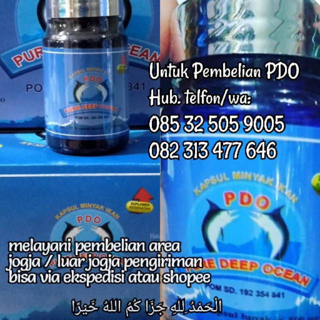 Jual PDO PURE DEEP OCEAN KAPSUL MINYAK IKAN | Shopee Indonesia