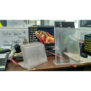 Jual display acrylic stand A4 / akrilik a4 potrait & landscape ...
