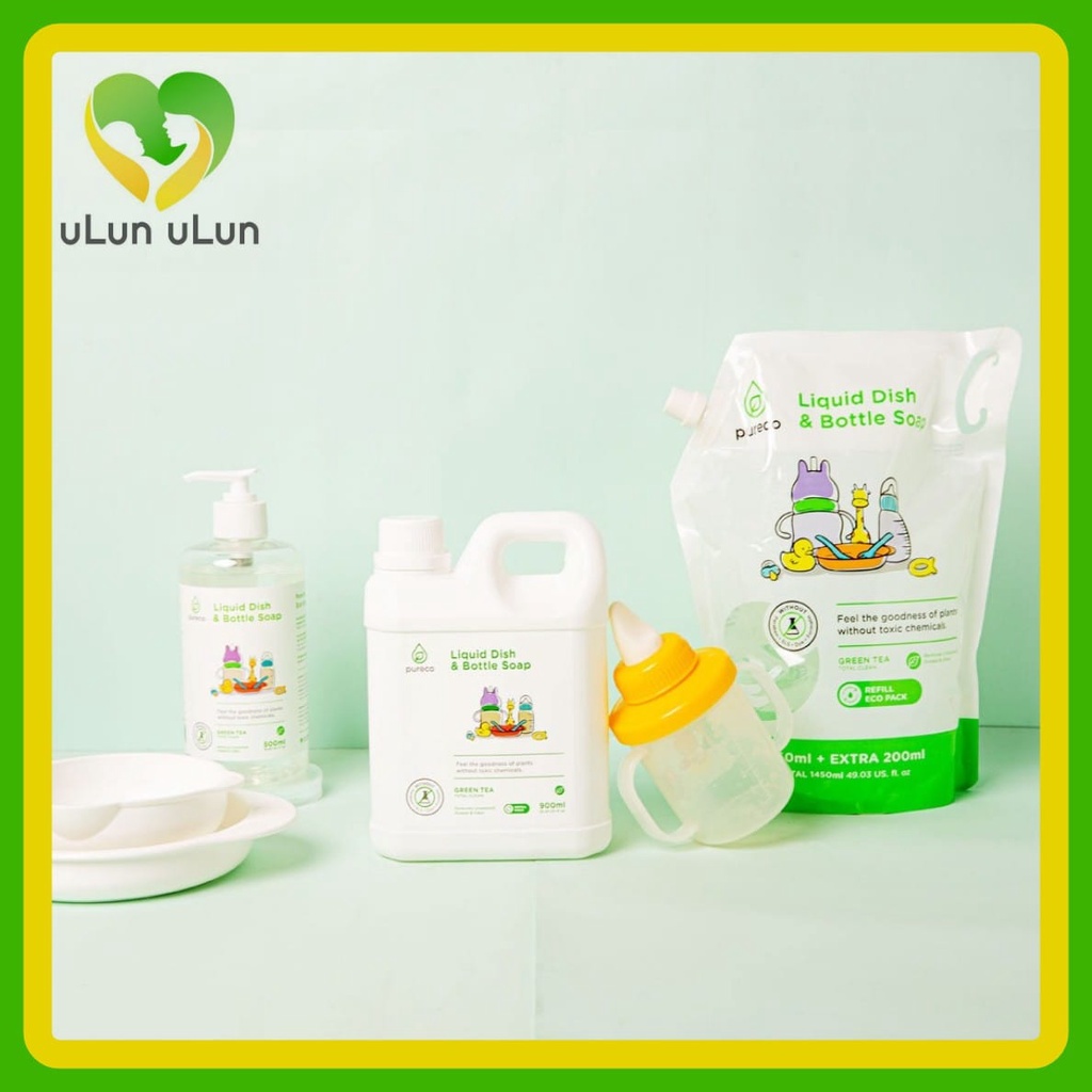 Jual Pureco Liquid Dish & Bottle Soap 900 ml | Dishsoap | Bottlesoap ...