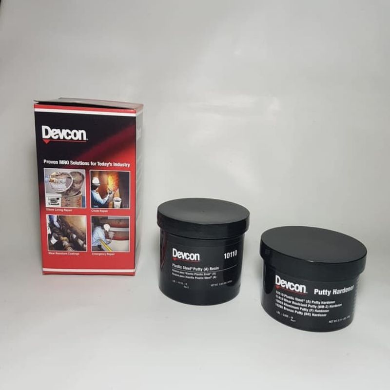 Jual Devcon Plastic Steel Putty A 10110 - 454g | Shopee Indonesia