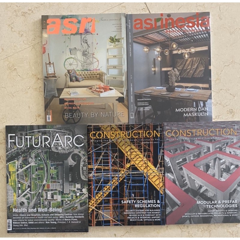 Jual Bundle Majalah Arsitektur dan Desain Interior Indonesia|Shopee ...