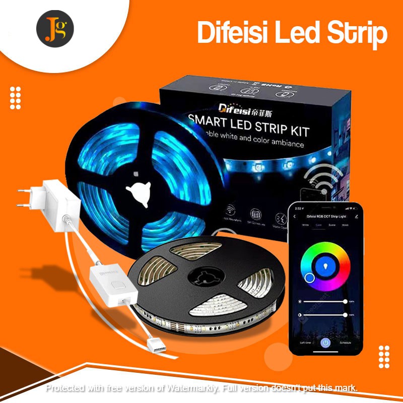 Jual Difesi Smart LED Strip Light RGB App Control Lampu Dekorasi Lampu ...
