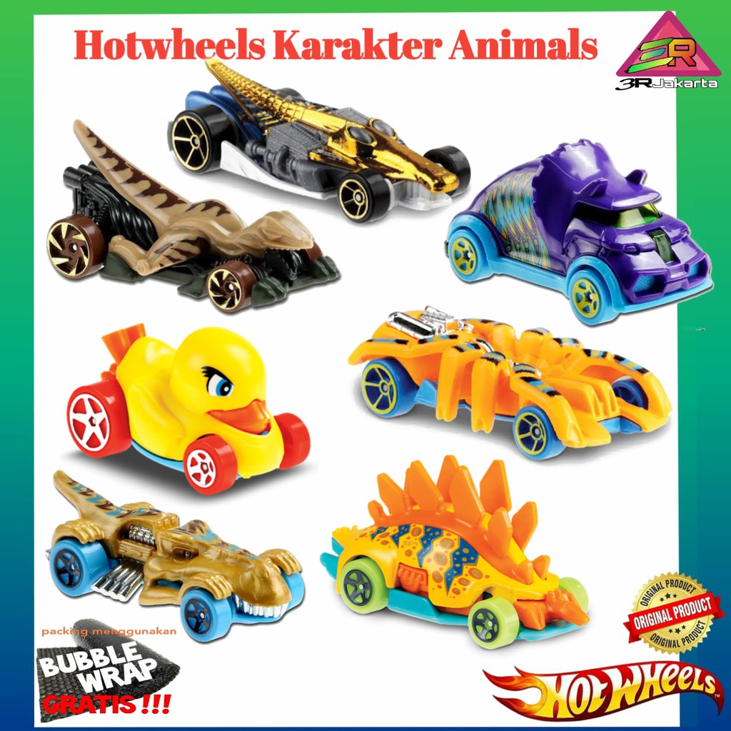 Jual Mainan Mobil Hotwheels Character Karakter Binatang Diecast Hot ...