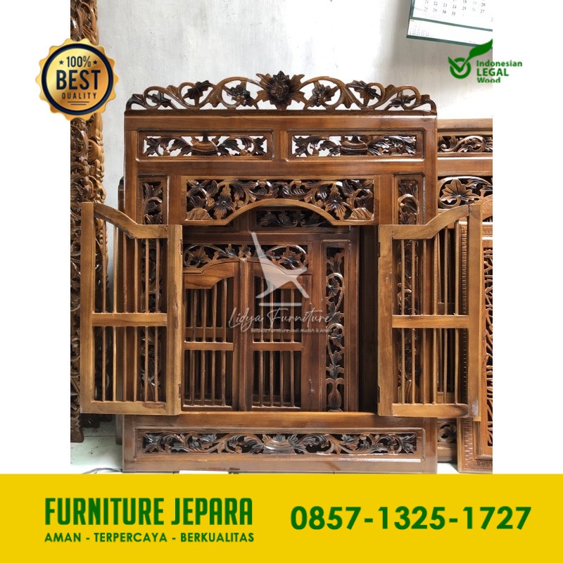 Jual KREPYAK JATI - FIGURA JATI - Krepyak besar jati ukiran - UKURAN ...