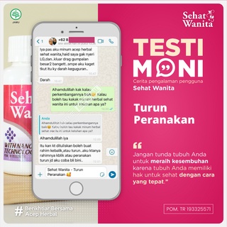 Jual [PALING LARIS] Obat Peranakan Turun - SEHAT WANITA Sangat Efektif ...