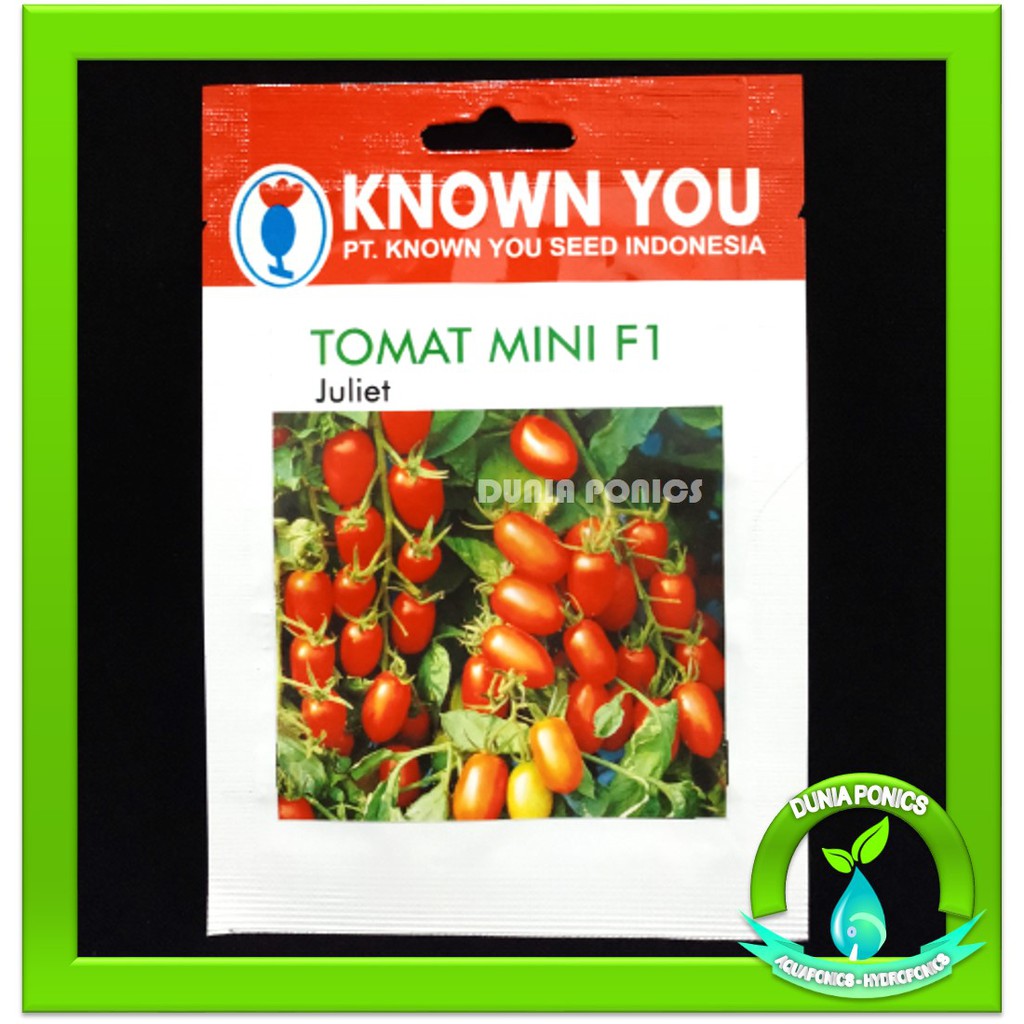 1 Pack Benih Bibit TOMAT MINI Tomat Cherry F1 JULIET Known You Seed 25 ...